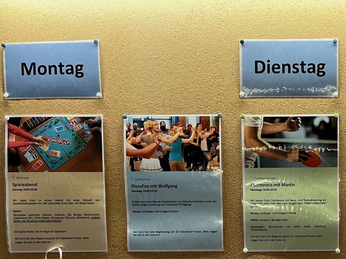 Neues Abendprogramm für die Teilnehmenden der VAB-Lehrgänge ...